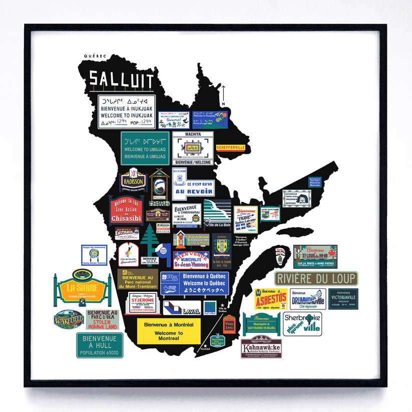 Welcome print series – Raymond Biesinger Illustration