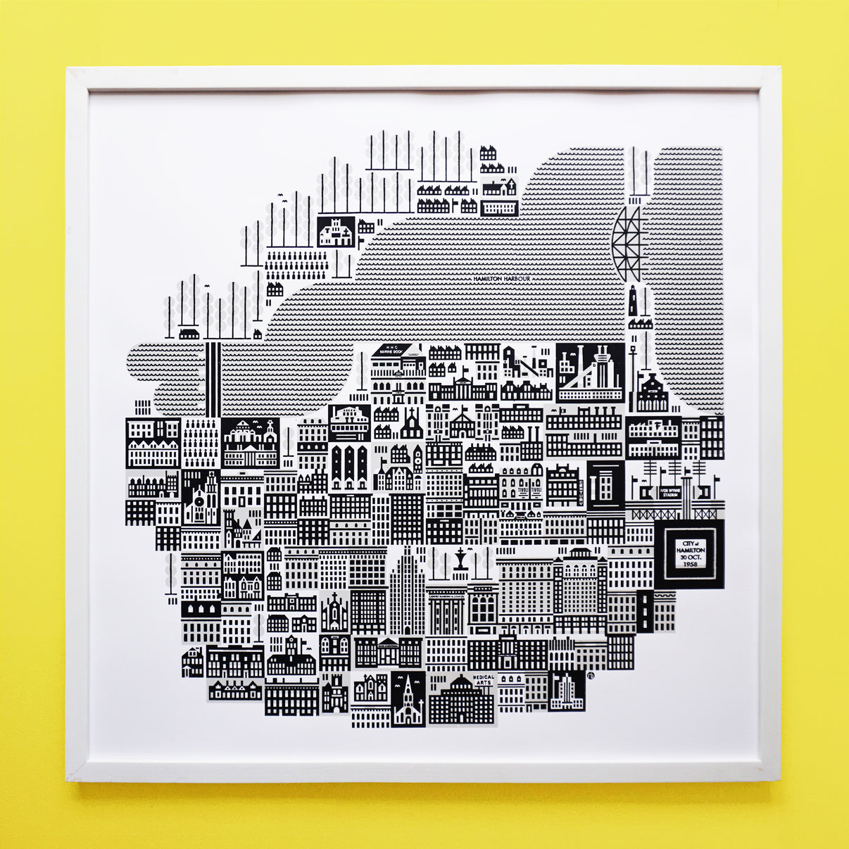 Canadian Cities print series – Raymond Biesinger Illustration