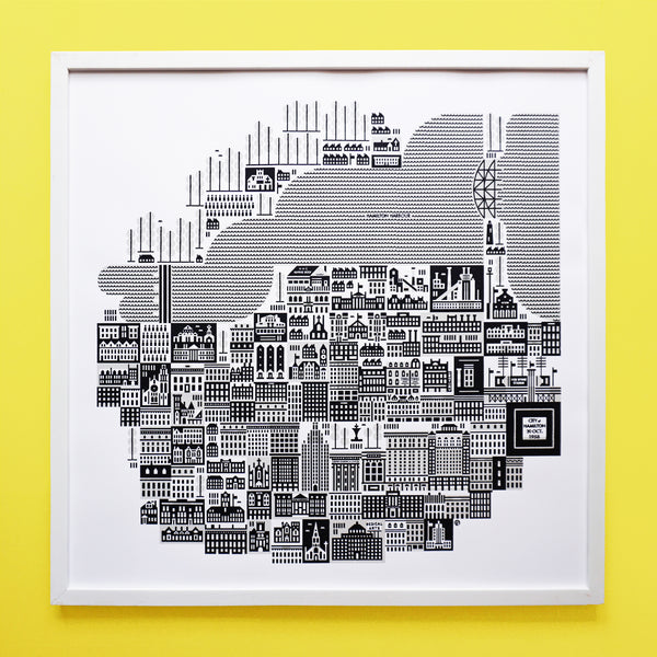 Canadian Cities print series – Raymond Biesinger Illustration