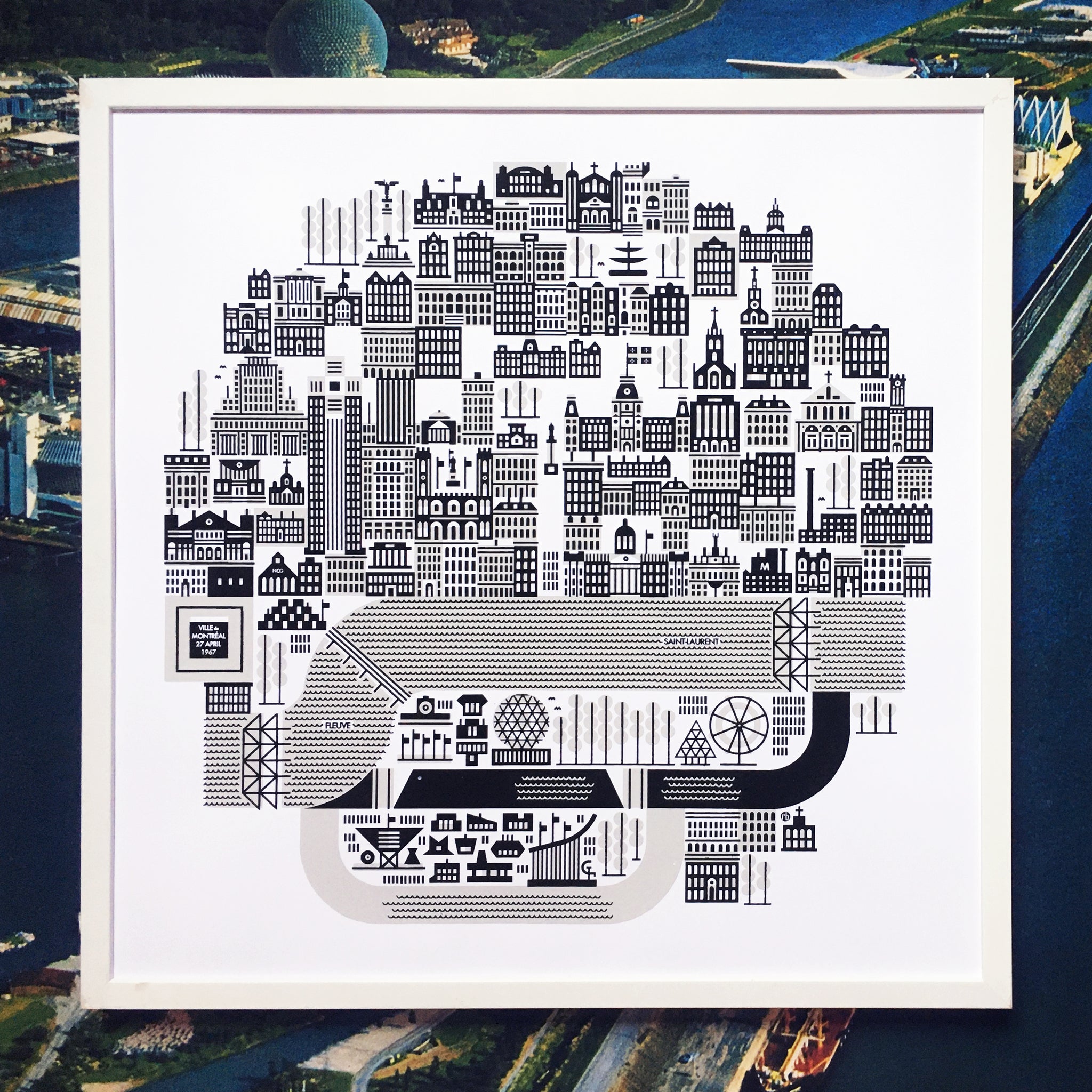 Canadian Cities print series – Raymond Biesinger Illustration