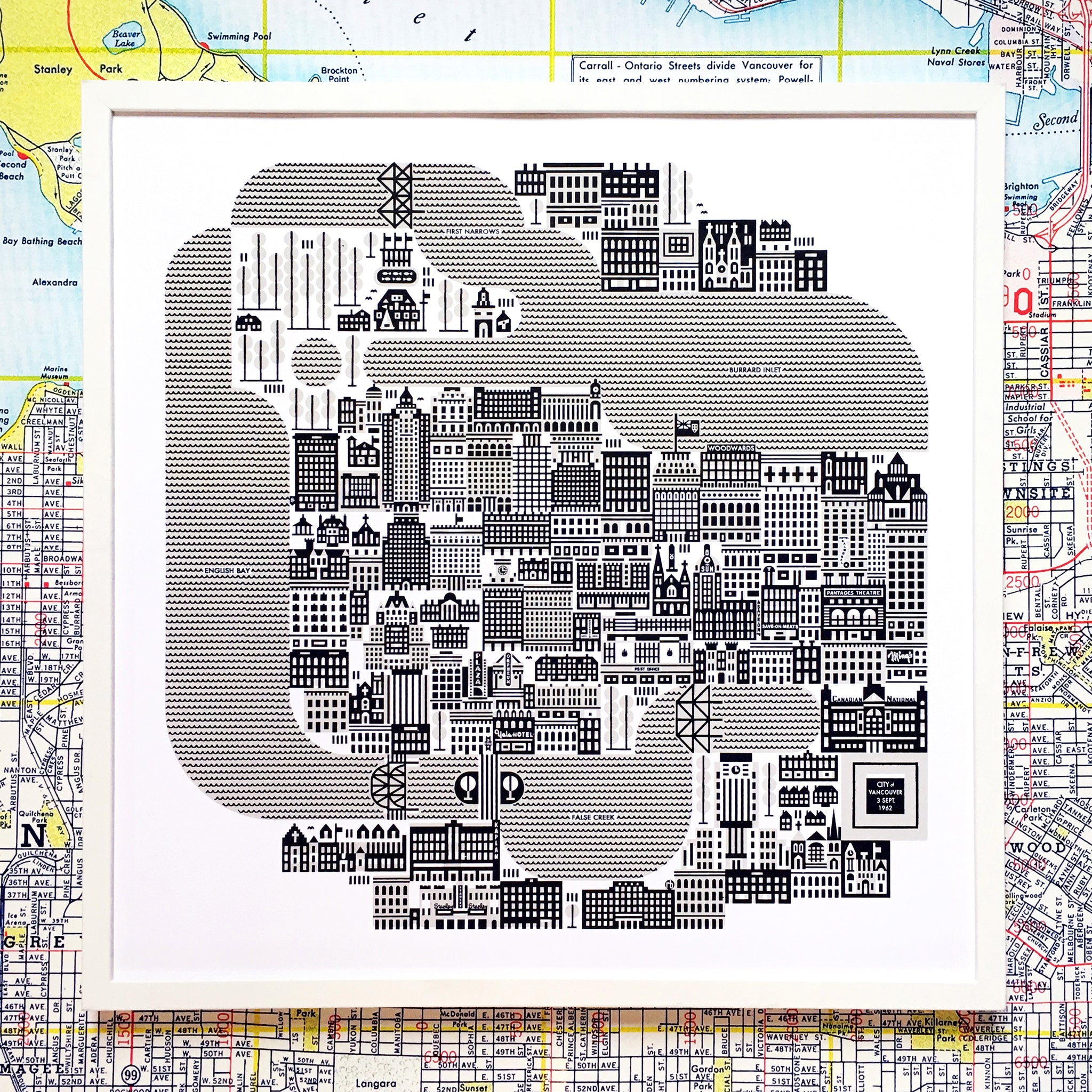 Canadian Cities print series – Raymond Biesinger Illustration