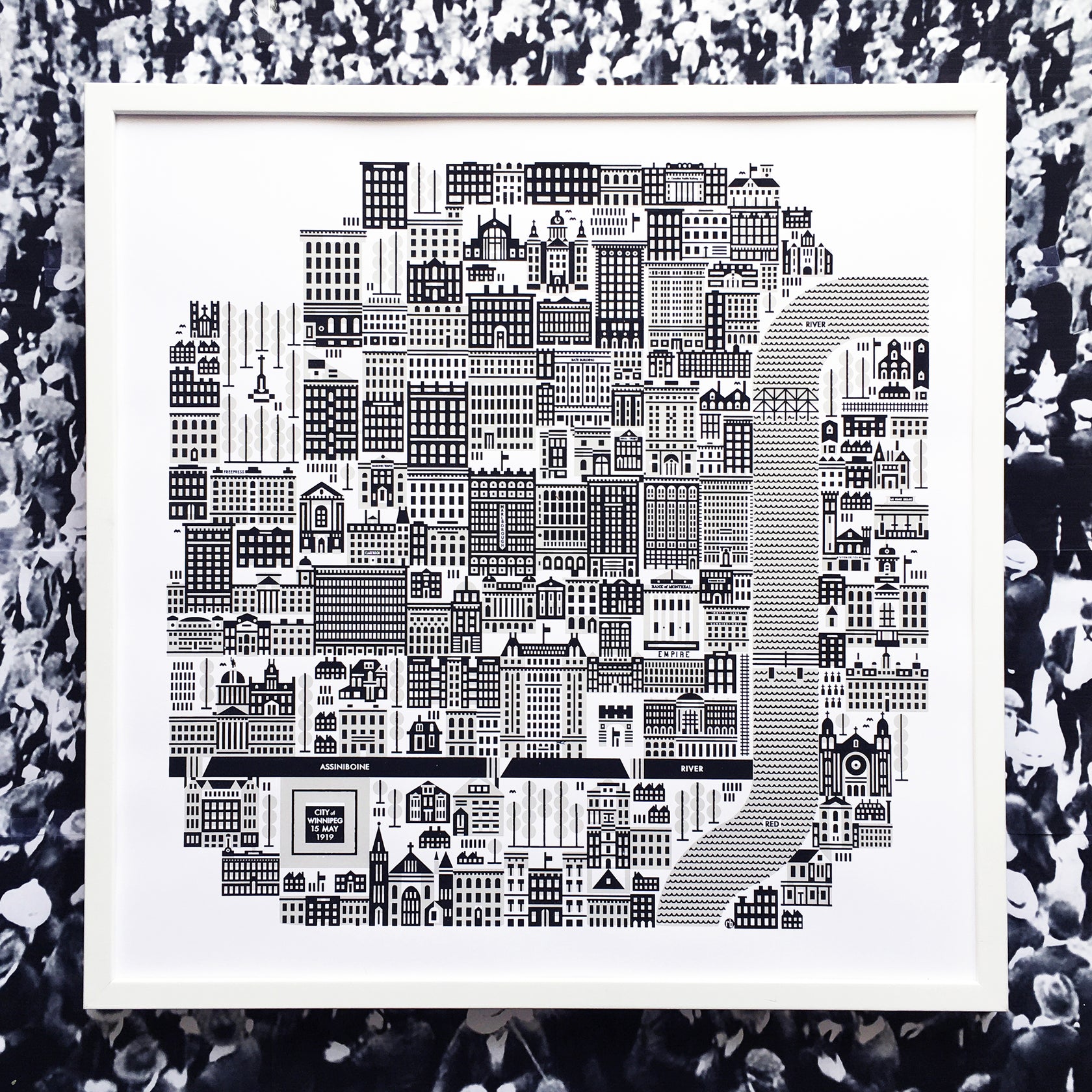 Canadian Cities print series – Raymond Biesinger Illustration